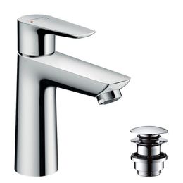 Hansgrohe Talis E 110 Waschtischarmatur 71711000 chrom, mit Push-Open Ablaufgarnitur