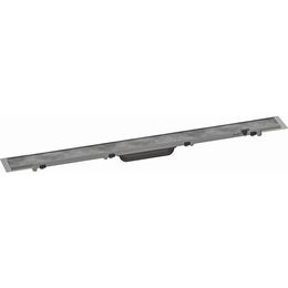Hansgrohe RainDrain Rock Duschrinne 56031000 80 cm, Fertigset, k&uuml;rzbar und befliesbar