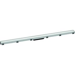 Hansgrohe RainDrain Match Duschrinne 56042700 120cm, Fertigset, mit h&ouml;henverstellbarem Rahmen, mattwei&szlig;