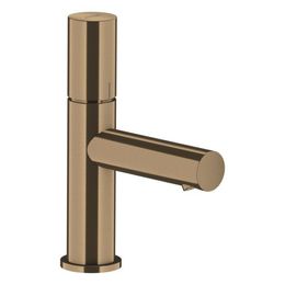 Hansgrohe Axor Uno Waschtischarmatur 45005140 Ausladung 108mm, mit Zerogriff, unverschlie&szlig;bare Ablaufgarnitur, brushed bronze
