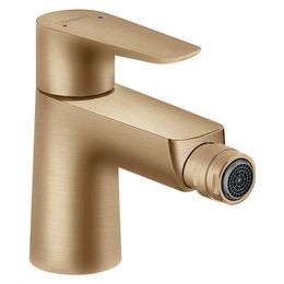 Hansgrohe Talis E Bidet-Einhebelmischer 71720140 brushed bronze, mit Ablaufgarnitur