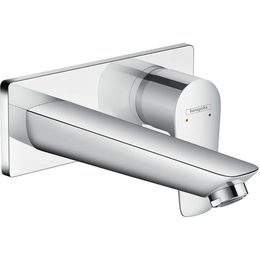 Hansgrohe Talis E Waschtischarmatur 71732000 chrom, Unterputz Wandarmatur, Ausladung 165 mm