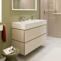 Hansgrohe Xilesa E Waschtischunterschrank 54298780 1180x470mm, 2 Schubk&auml;sten PushOpen, sandbeige matt