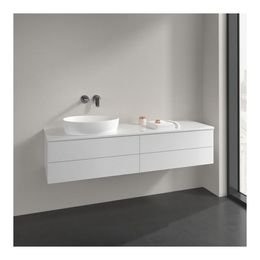Villeroy & Boch Villeroy und Boch Antao Waschtisch-Unterschrank K26110GF 160x36x50cm, Waschbeckenplattenfarbe Lack, glossy white lacquer