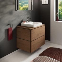 Hansgrohe Xilesa E Waschtischunterschrank 54300550 2 Schubk&auml;sten mit PushOpen, 780 x 550 mm, Eiche Kaschmir