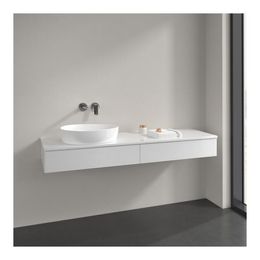 Villeroy & Boch Villeroy und Boch Antao Waschtisch-Unterschrank K15110GF 160x19x50cm, Waschbeckenplattenfarbe Lack, glossy white lacquer