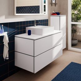 Hansgrohe Xilesa E Waschtischunterschrank 54304700 2 Schubk&auml;sten mit PushOpen, 1180 x 550 mm, mattwei&szlig;