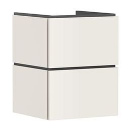 Hansgrohe Xilesa E Waschtischunterschrank 54291780 480x470mm, 2 Schubk&auml;sten PushOpen, sandbeige matt