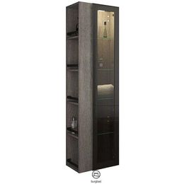 Burgbad Yumo Hochschrank HSKG050LF3199 176x32x50cm, links, Eiche Dekor Alaska