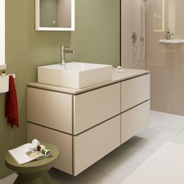 Hansgrohe Xilesa E Waschtischunterschrank 54306780 1375x550mm, 4 Schubk&auml;sten, mit PushOpen, sandbeige matt