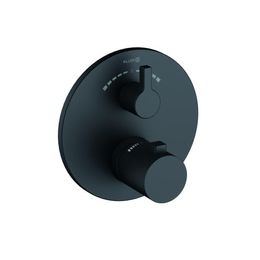 Kludi Nova Fonte Wannenthermostat 208103915 Unterputz Thermostat, mattschwarz