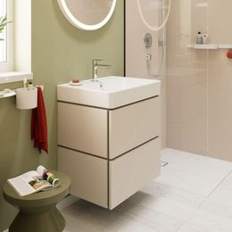 Hansgrohe Xilesa E Waschtischunterschrank 54294780 630x470mm, 2 Schubk&auml;sten, f&uuml;r Waschtisch, mit PushOpen, sandbeige matt