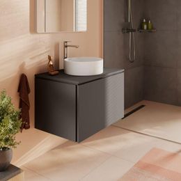 Hansgrohe Xilesa E Waschtischunterschrank 54265760 1 Schubkasten, 780 x 550 mm, schiefergrau matt