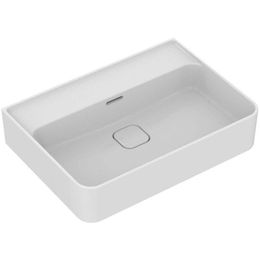 Ideal Standard Strada II Waschtisch T365001 ohne Hahnloch, Unterseite geschliffen, 60 x 17 x 43 cm, wei&szlig;
