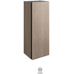 Burgbad Junit Halbhoher Schrank UHHX035LF3150 35 x 96 x 32 cm, 1 T&uuml;r links, Eiche Dekor Cashmere