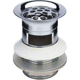 Viega Schaftventil 310554 G 1 1/4x60x70mm, edelmatt/velourchrom, mit Sieb
