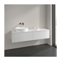 Villeroy & Boch Villeroy und Boch Antao Waschtisch-Unterschrank K37010GF 160x36x50cm, Waschbeckenplattenfarbe Lack, glossy white lacquer