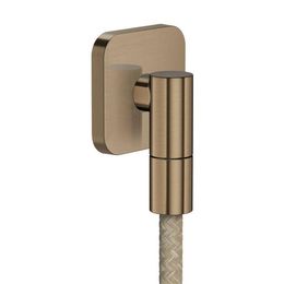 Hansgrohe AXOR Wandanschluss 36739140 softsquare G1/2" Brushed Bronze