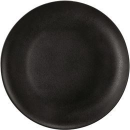 Seltmann Weiden Frühstücksteller "Liberty - Velvet Black", 22,7cm, schwarz, Speiseteller, Teller rund 22,5 cm