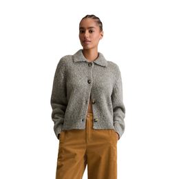 Marc O'Polo Damen Cardigan "aus weichem Schurwolle-Mix", beige, Gr. M, MARC O'POLO DENIM, unifarben, Obermaterial: 60% Schurwolle, 16% Polyamid, 12% Polyacryl,