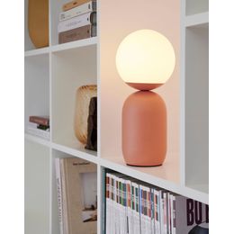Nordlux Tischleuchte "Notti", Ø 15cm H: 34,5cm, 1 Stk., orange, Wohnzimmer, Leuchten, organische Form und nordisches Design, Hintergrundbeleuchtung