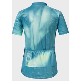 Sch&ouml;ffel SCH&Ouml;FFEL Damen Radtrikot "Shirt Vertine L", blau, Gr. 38, Oberstoff Vorderteil: 100% Polyester Oberstoff R&uuml;ckteil: 100% Polyester, Trikots