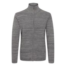 !Solid SOLID Herren Strickjacke "Strickjacke SDStruan", grau, Gr. XXL, Obermaterial: 100% Baumwolle CO., Strickjacken