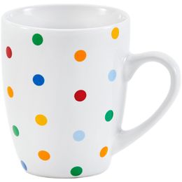 Van Well Becher &quot;Capri&quot;, 9,5cm, 275ml, 6 Stk., bunt, Trinkgef&auml;&szlig;e, sp&uuml;lmaschinengeeignet, mikrowellengeeignet, 0,27 L, 6-teilig