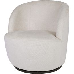 Drehsessel OTTO HOME, B:66cm H:70cm T:76cm, beige, pine wood frame, foam, fabric, metal base, Wohnzimmer, Sessel, "FRAZEE", Lese-Sessel, TV-Sessel,