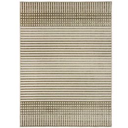 Teppich FLAIR RUGS, B:200cm H:8mm L:320cm, grün, Polyester, Polypropylen, Wohnzimmer, Teppiche, "Elton Hoch-Tief Effekt", Chenille Optik, kurzflor,