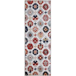 Teppich FLAIR RUGS, B:80cm H:2mm L:230cm, bunt, Kunstfaser, Wohnzimmer, Teppiche, "Flora, f&uuml;r drinnen und drau&szlig;en", Outdoor geeignet, gemustert mit