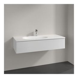 Villeroy & Boch Villeroy und Boch Antao Waschtisch-Unterschrank L03000GF 118,8x25,6x49,3cm, ohne Frontstruktur, glossy white lacquer, mit Beleuchtung
