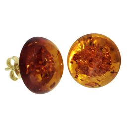 OSTSEE-SCHMUCK Damen Paar Ohrstecker "- Klassisch 16 mm - Gold 333/000 - Bernstein", Gelbgold 333, gold, Gelbgold 333, Ohrringe