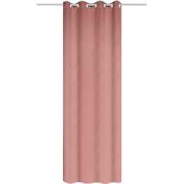 Vorhang HEINE HOME, B:140cm H:235cm, rosa, Polyester, Gardinen