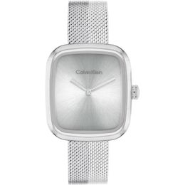 Calvin Klein Damen Quarzuhr "CK ADORE"edelstahlfarben, Armbanduhren, Armbanduhr, Damenuhr, Edelstahlarmband, analog