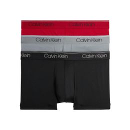 Herren Trunk "LOW RISE TRUNK 3PK", Calvin Klein Underwear, Gr. XL, bunt, Jersey, Obermaterial: 88% Polyester, 12% Elasthan, unifarben, Unterhosen,