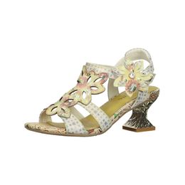 Laura Vita Damen Riemchensandale "Laura Vita Sandalen Leder", Gr. 39mehrfarbig, Leder, Schuhe