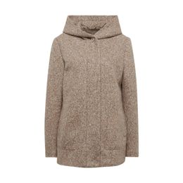 GOLDNER Damen Winterjacke "Unentbehrliche Boucle-Jacke mit feinen Details", beige, Gr. 46, Obermaterial: 100% Polyester PES., Jacken