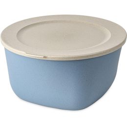 Koziol Aufbewahrungsschüssel "CONNECT BOX 4", B:24,7cm H:13cm, blau, Lebensmittelaufbewahrungsbehälter, spülmaschinengeeignet, melaminfrei, CO²