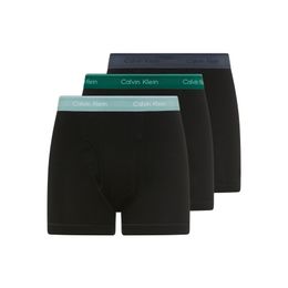 Herren Boxer "BOXER BRIEF 3PK", Calvin Klein Underwear, Gr. M, schwarz, Jersey, Obermaterial: 100% Baumwolle, unifarben, Unterhosen, mit