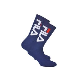 Fila Herren Kurzsocken "Socken 2er Pack", Gr. 35, blau, Obermaterial: 75% Baumwolle CO. 23% Polyester PES. 2% Elasthan EL., Socken