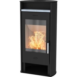 FIREPLACE Kaminofen "»Santa Fe Stahl 2025«", schwarz, Wohnzimmer, Kaminöfen