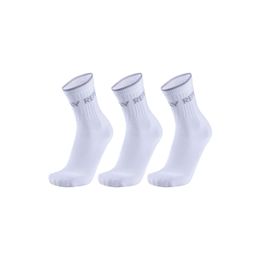 Replay Herren Kurzsocken "Socken Replay TENNIS Leg Logo 3Prs Banderole 3er Pack", Gr. 35, wei&szlig;, Obermaterial: 51% Baumwolle CO. 45% Polyester PES. 2%