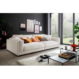 Big-Sofa 3C CANDY, B:294cm H:85cm T:150cm, wei&szlig;, 88% Polyester, 12% Polyacryl, Sofas, "Karalis mit extra gro&szlig;er Sitztiefe, elegantes Mega Sofa zum