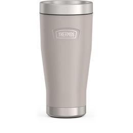Thermos Thermobecher "ICON MUG, rutschfester Boden, 360 Trinkfunktion, spülmaschinenfest", Ø 9cm x 19,3cm, 470ml, 1 Stk.sandstone mat, Trinkgefäße,