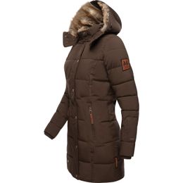 Marikoo Damen Wintermantel "Lieblings Jacke", braun, Gr. XS, Oberstoff: 100% Polyester; Futter: 100% Polyester; Wattierung: 100% Polyester;