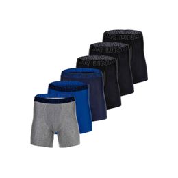 Under Armour Herren Boxershorts "Boxershort UA PERFORMANCE TECH - SOLID 6 IN 6PK 6er Pack", Gr. M, bunt, Obermaterial: 90% Polyester Pol. recyc.. 10%