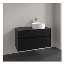 Villeroy & Boch Villeroy und Boch Collaro Waschtischunterschrank C04000VL 100x54,8x50cm, Waschtisch rechts, volcano black