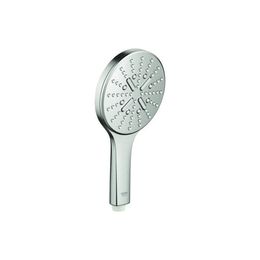 Grohe Rainshower Handbrause 26574DC0 supersteel, 3 Strahlarten, mit Durchflussbegrenzer 9,5 l/min