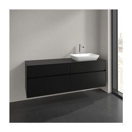 Villeroy & Boch Villeroy und Boch Collaro Waschtischunterschrank C12200VL 160x54,8x50cm, Waschtisch rechts, volcano black